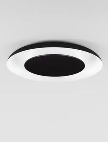 LED stmívatelné černo-bílé designové stropní svítidlo Epos 2