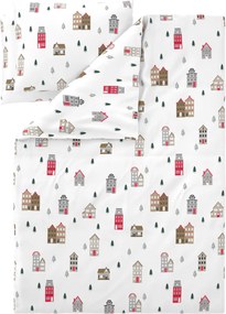 Livarno® Ložní povlečení z jemného flanelu, 240 x 220 cm, 70 x 90 cm (dům)
