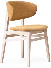 ACCENTO - Židle BACIO SI - čalouněná, dřevěná podnož