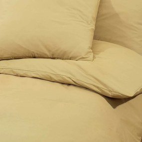 Sada ložního prádla taupe 220 x 240 cm lehké mikrovlákno 135987