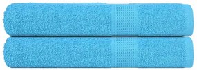 Ručníky FROGN 2 ks tyrkysové 100x200 cm 360 g/m² 136986