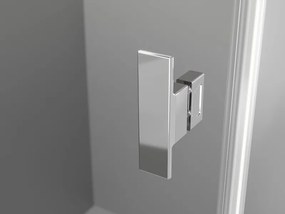 Mexen Mist-H Duo, 2-křídlý ​​výklopný sprchový kout 70 x 80 cm, čiré sklo, chromový profil, 8A5-070L-080P-01-00