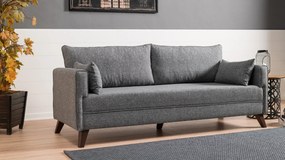 Hanah Home Třímístná pohovka BELLA šedá 208 cm 825BLC1499