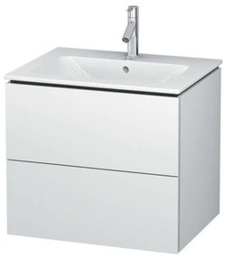 Duravit L-Cube - Umyvadlová skříňka 55x62x48 cm, 2 zásuvky, bílá mat LC624001818