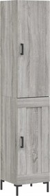 Skříň highboard šedá sonoma 34,5 x 34 x 180 cm kompozitní dřevo 3199111