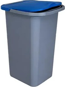 Belli e Forti PREMI šedá, modré víko / Koš na tříděný odpad / 24 l / p