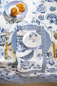 Pip Studio Royal set 4ks látkových ubrousků 40x40cm, modrý (Látkové ubrousky)