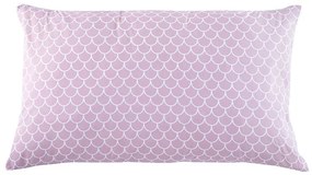 Bavlněné kombinovatelné povlečení ŠUPINY růžová polštář 40 x 70 cm