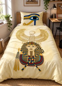 Povlečení s egyptským faraonem Tutanchamonem Tutanchamon 140x200 cm