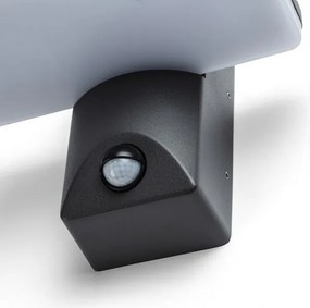 RED R13654 RINA PIR nástěnná antracitová 230V LED 12W IP65 3000K - RED - DESIGN RENDL