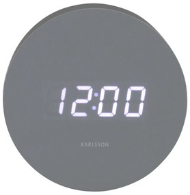 Digitální budík ø 9 cm Spry Round – Karlsson