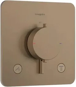 Hansgrohe Termostatická baterie pod omítku, kartáčovaný bronz / Sprcho