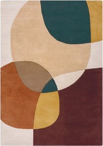 Fialový ručně tkaný vlněný koberec 200x290 cm Glow Purple Multi – Flair Rugs