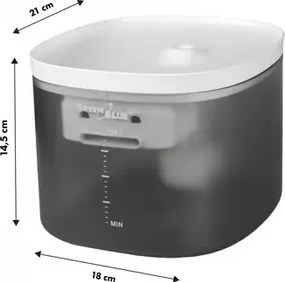 Napáječ pro zvířata GB392 šedá / Fontánka / 3 l / USB 5V/1A