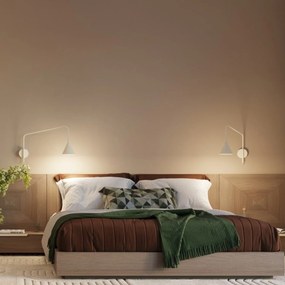 Sollux Lighting Nástěnné svítidlo NOX 1 béžové s vypínačem