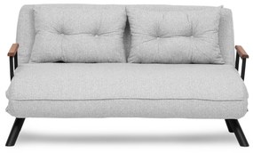 Atelier del Sofa 2-místná pohovka Sando 2-Seater - Teddy Fabric - Grey, Šedá