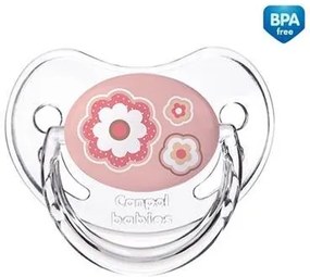 Canpol Babies Dudlík 0-6m silikonový anatomický NEWBORN BABY růžová