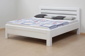 BMB Adriana Lux postel - buk Moření: Mahagon, Provedení: Jádrový buk cink, Rozměr: 180 x 200 cm