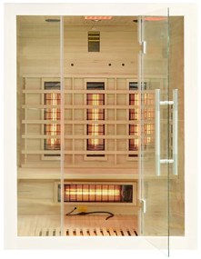 M-SPA - Infračervená sauna bílá 150 x 120 x 190 cm