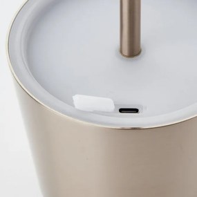 Brilliant G40939/29  Stolní AKU lampa XAANA světlá MĚĎ USB-C , CCT