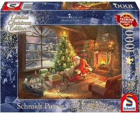 SCHMIDT Puzzle Santova nadílka / 1000 dílků / rozměr 69,3 × 49,3 cm