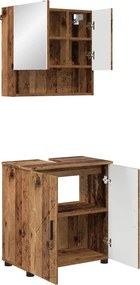 Sada koupelnového nábytku 2 ks Staré dřevo 61 x 35 x 64 cm 3392941