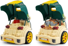 Auto s motorem N-GINE zelené