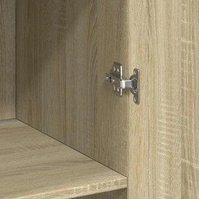 Skříň highboard dub sonoma 70 x 42,5 x 185 cm kompozitní dřevo 3281429