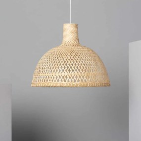 Pletená bambusová lampa Boho ABR-NLW29-BH-E27 Abruzzo závěsná přírodní