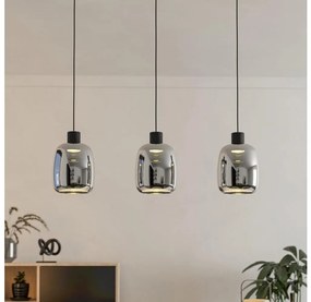 Eglo 901121-LED RGBW Stmívatelný lustr na lanku MOLOCHIO-Z 3xLED/3,7W/230V šedá 901121