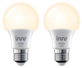 Innr LED žárovka Smart E27, 8,5 W, 2 700 K, 806 lm, 2 ks