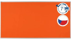 Textilní nástěnka EkoTAB 200 x 100 cm - oranžová