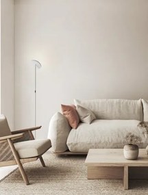 LED stmívatelná bílá stojací lampa Sinkro