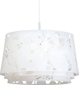 Závěsná lampa Collage 45 cm bílá