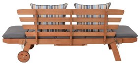 Hnědá dřevěná zahradní lavice Rincon – Garden Pleasure