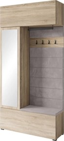 Předsíňová stěna se sedákem 115 cm Tejo dub sonoma (TEJ0091+TEJ244)