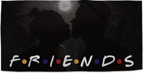 Sablio Ručník Seriál přátelé FRIENDS Polibek - 70x140 cm