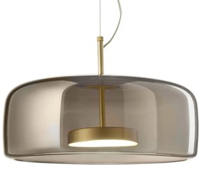 Toolight, LED stropní závěsné svítidlo APP310-1CP, zlatá-šedá, OSW-03897