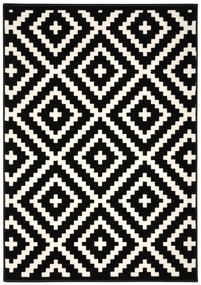 Alfa Carpets  Kusový koberec Gloria new black/cream - 160x230 cm