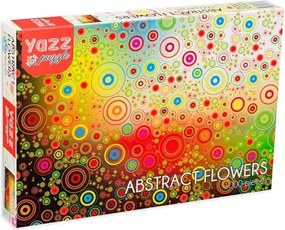 YAZZ Puzzle Abstraktní květy / 1000 dílků / 68 x 48 cm