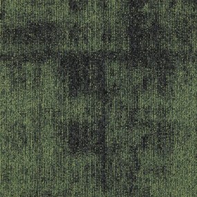 Kobercové čtverce Modulyss First Define 625 - zelené - 50x50 cm
