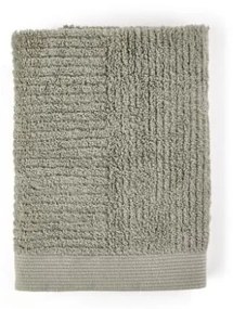 Zelenošedý bavlněný ručník 70x50 cm Classic - Zone