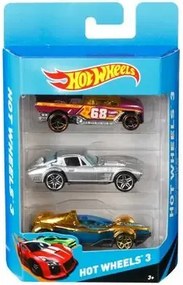 Mattel Hot Wheels Angličáky 3ks / 1:64 / od 3 let