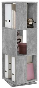 FMD Otočná kancelářská skříň otevřená 34 x 34 x 108 cm betonová - Default Title