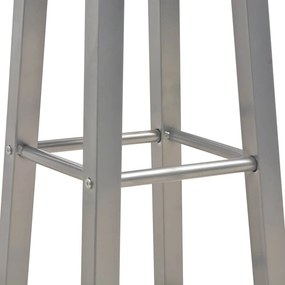 Barové stoličky 2 ks antracitové MDF 284387