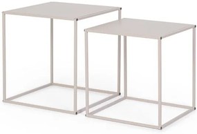 BIZZOTTO Set konferenčních stolků ALRIK béžový