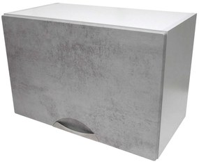 Kuchyně Macháček horní skříňka výklopná barva beton korpus šedý 60 cm