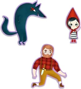 DJECO Puzzle s příběhem Červená Karkulka / 35 dílků