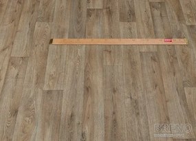 Breno PVC PRESTO PLUS Tavel 530 – tmavé dřevo, šíře 400 cm