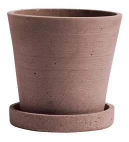 Květináč Flowerpot s podmiskou Terracotta S HAY